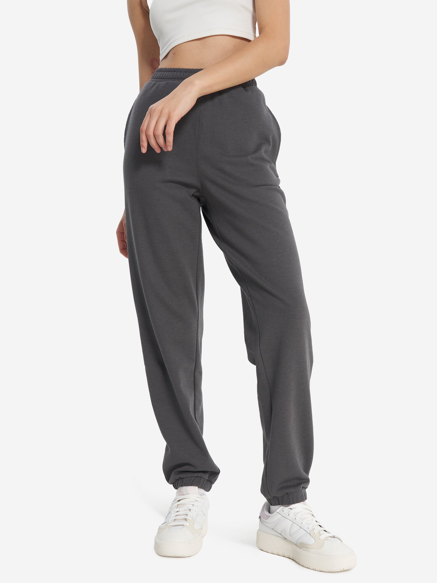 Брюки джоггеры MATRIX SPORT MSF Knitted Pants, размер 42-44, темно-серый — фото 1