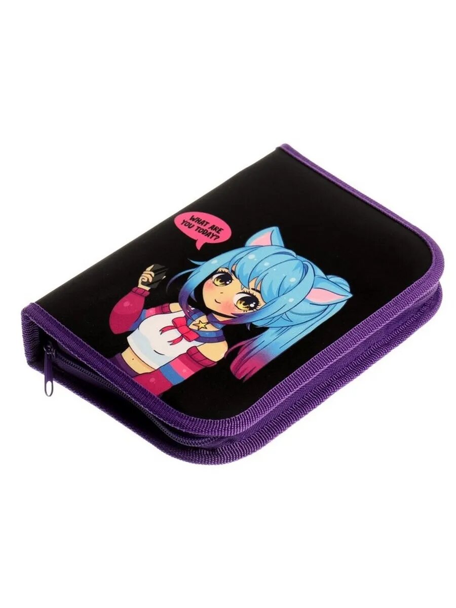 Стильный тканевый пенал с дизайном Корги