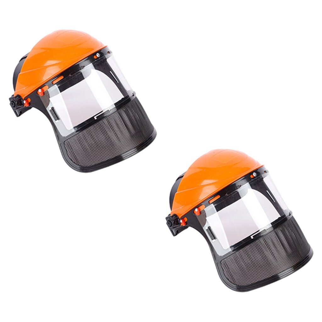 Садовый триммер для травы, Безопасные шлемы, Шлем-каска с сеткой для всего лица, Защитная маска-щиток для лесозаготовок, Кусторезов, Лесозаготовителей
