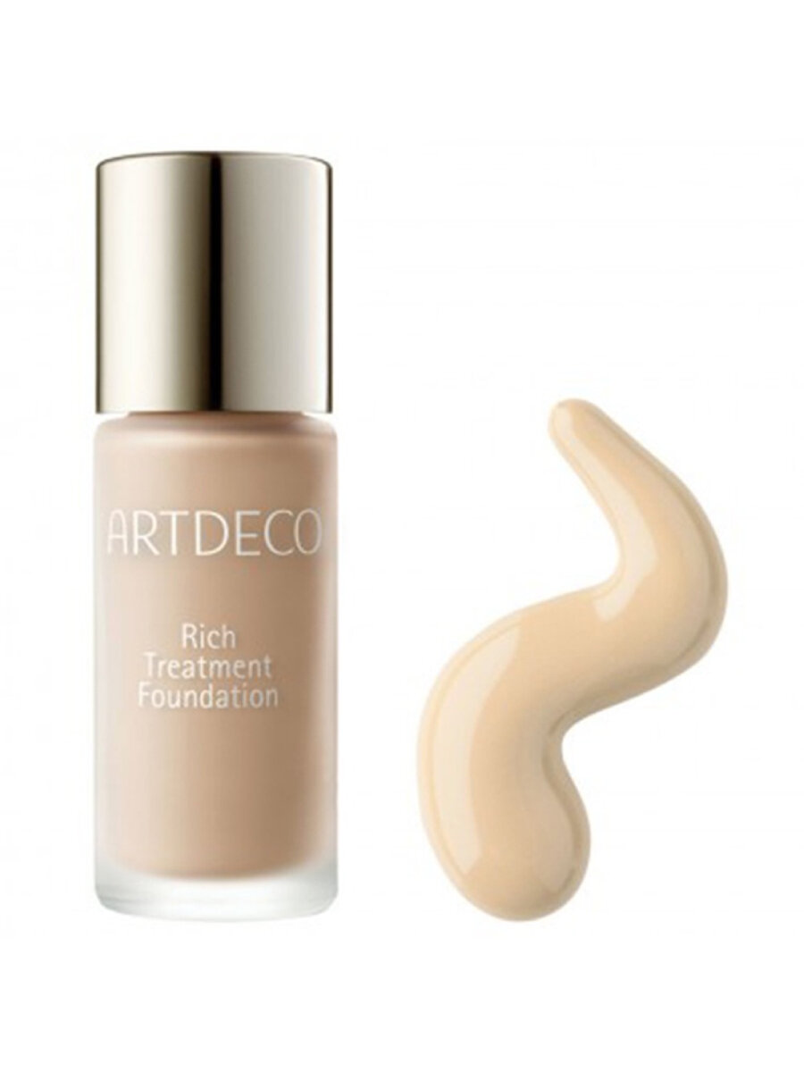 Основа тональная для лица ARTDECO RICH TREATMENT FOUNDATION светоотражающая тон 28