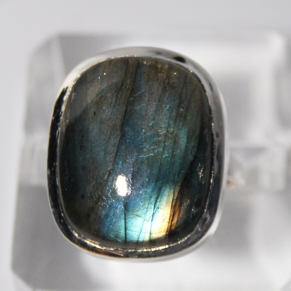 Кольцо-кулон, лабрадорит