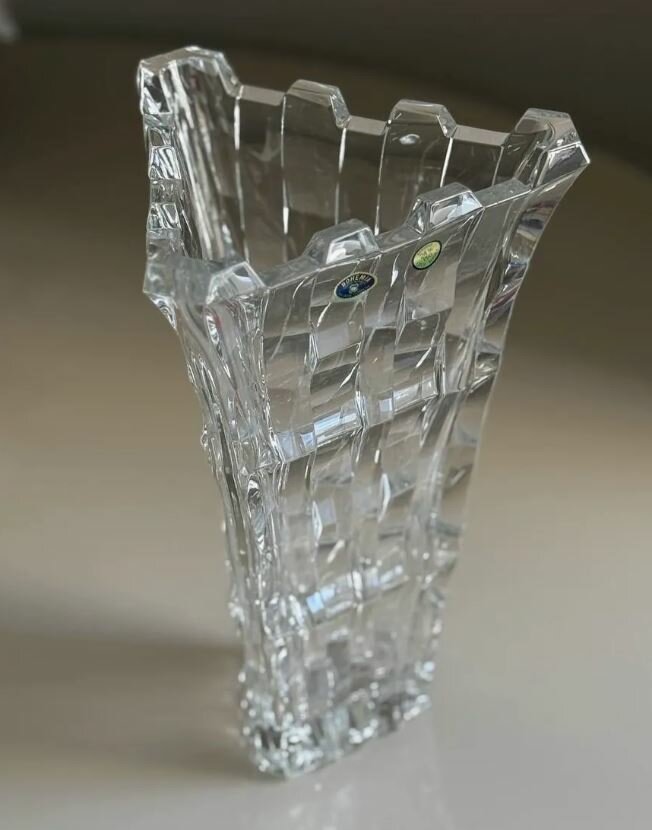 Ваза для цветов хрустальная 30,5 см. / 1 шт. "CITADELA" Crystal Bohemia