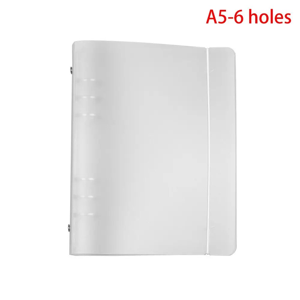 Матовый Прозрачный блокнот A4/B5/A5/A6/A7, свободная папка с листьями, бумажник для ноутбука, папка для файлов, офисные и школьные принадлежности