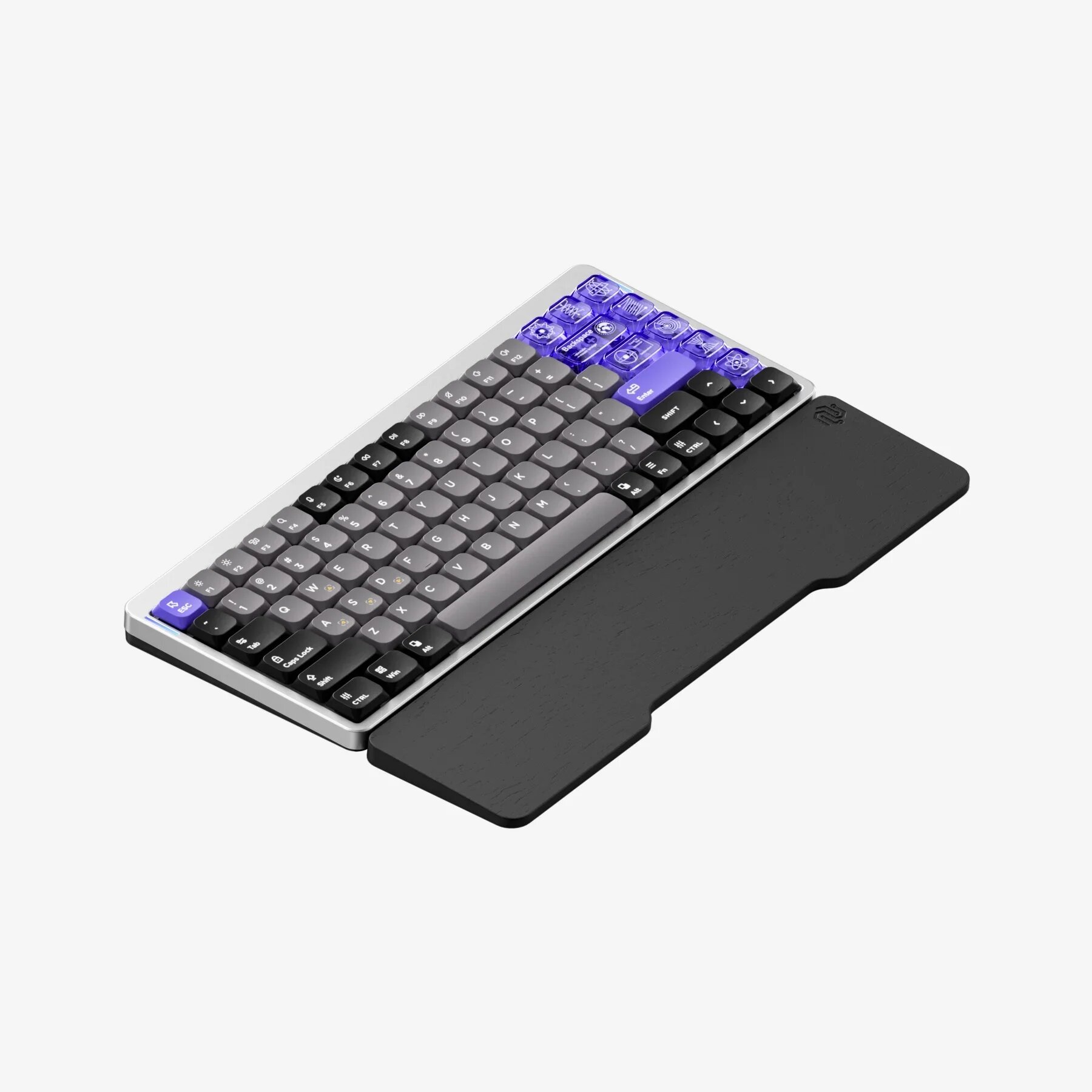 NuPhy Air75 HE Магнитный переключатель Клавиатура POM Magnetic Jade, AIR75 HE x Wrist 4