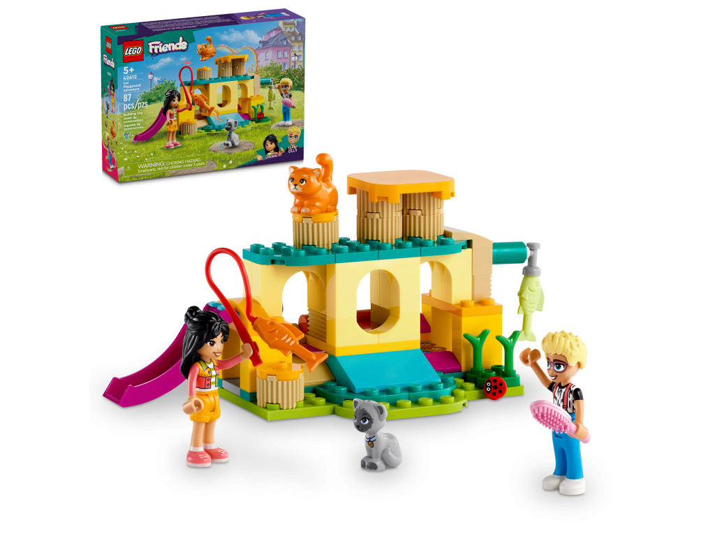 LEGO Friends 42612 Игровая площадка для кошек, 87 дет.