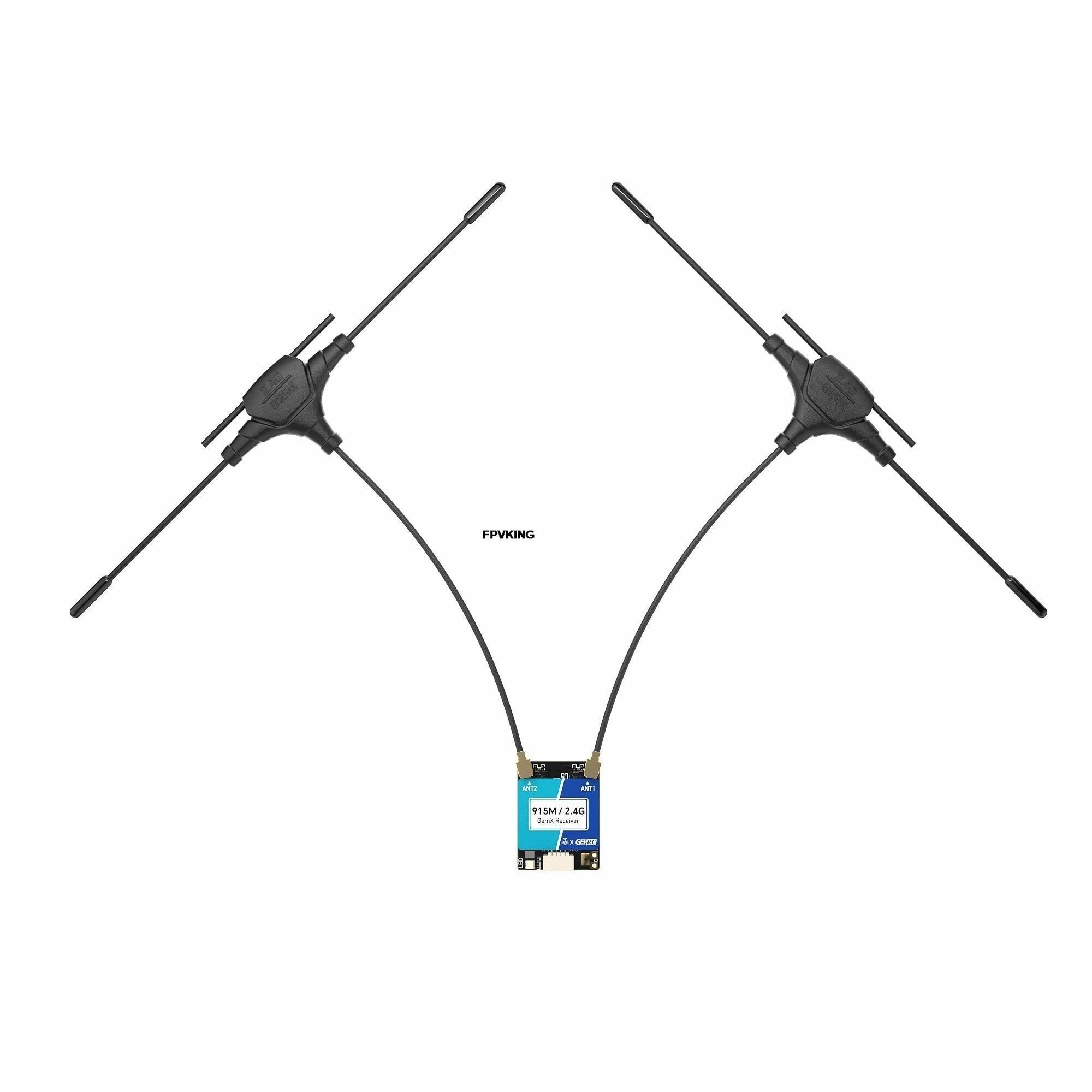 GEPRC GEP ELRS 915M/2.4G GemX Gemini двухчастотный приемник FPV-системы traverser