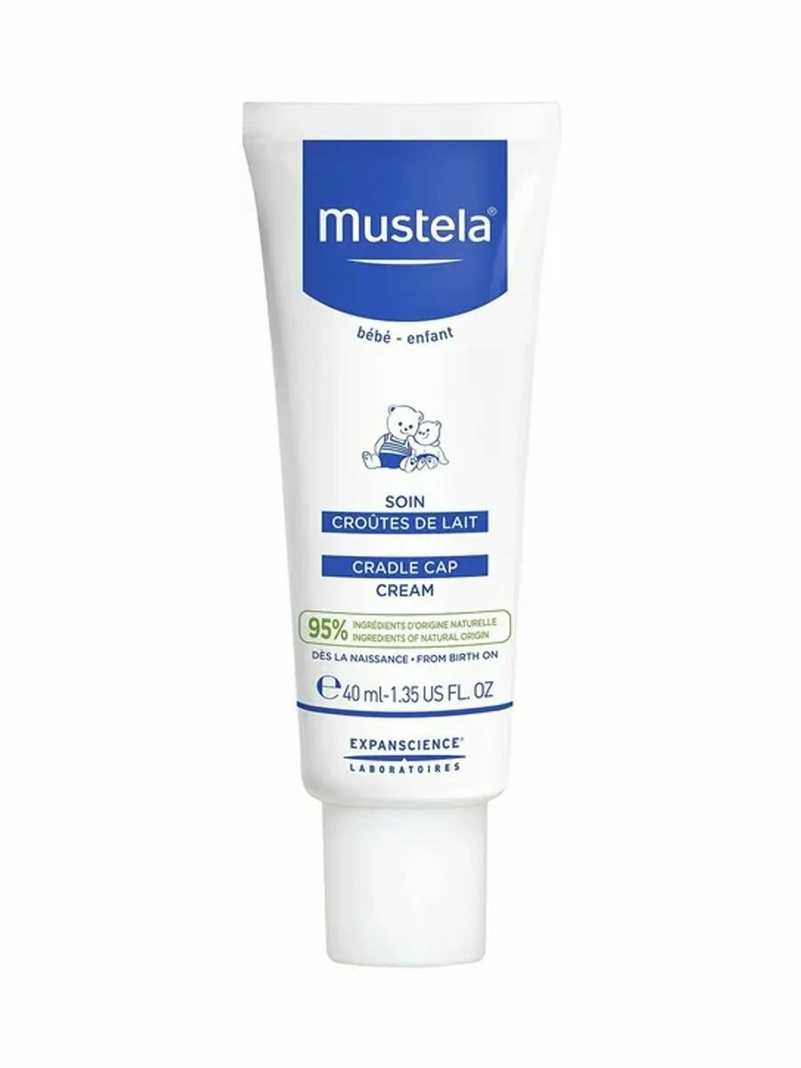 Крем Mustela Cradle Cap для кожи головы при молочных корочках 40 мл Мустела