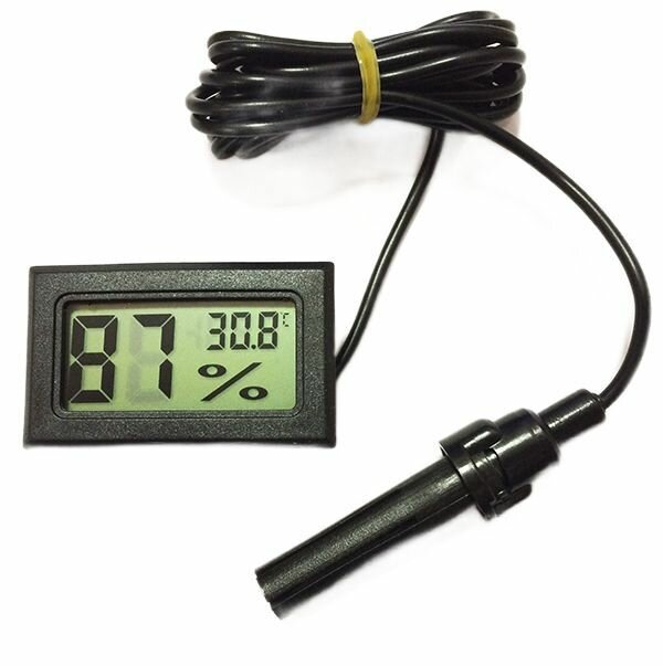 Термометр гигрометр электронный с выносным датчиком. Для измерения температуры и влажности воздуха