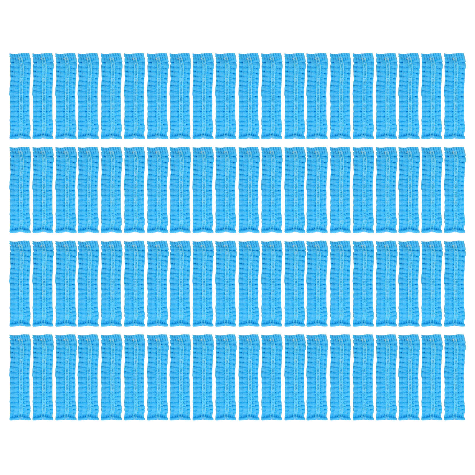 100 шт одноразовых растягивающихся гигиенических чехлов для амбушюр, для большинства наушников, синие