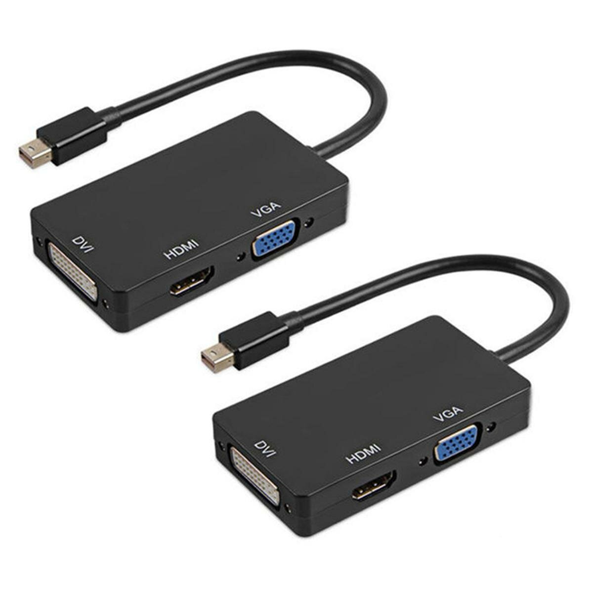 Fasdaga 2X Mini Display Port Thunderbolt to HDMI VGA DVI адаптер для MacBook Pro Mac Air