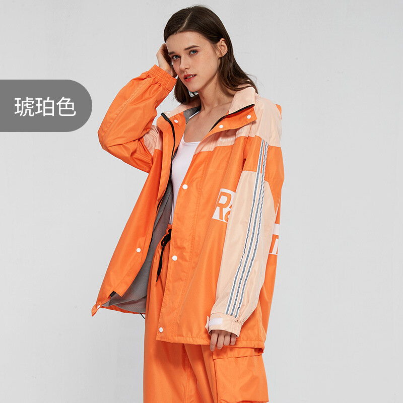 Дождевик, раздельный, дышащий, светоотражающий, XXXXL