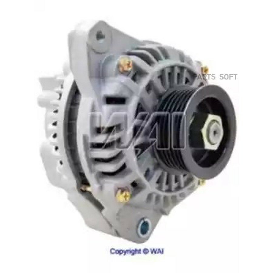 Генератор (новый) Honda Civic 1.7L от официального дистрибьютора, WAI, артикул 13893N