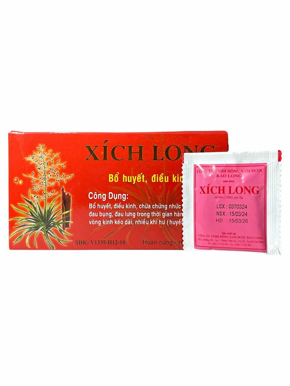 Чай Bao Long Dong Nam "Xich Long", растворимый, 10 пакетиков