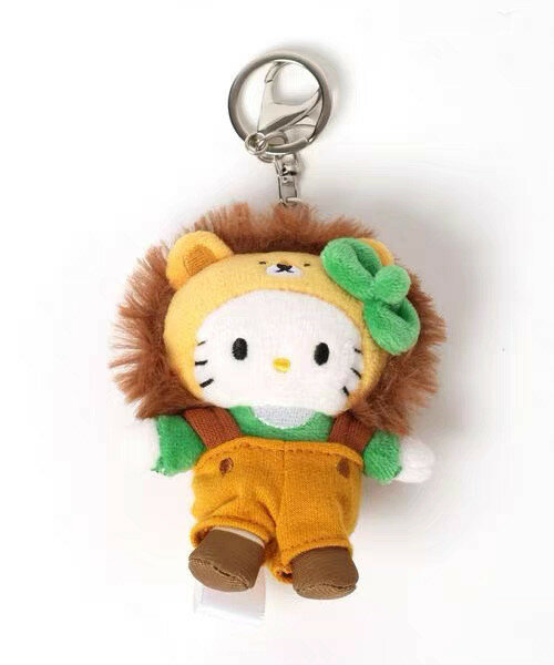 Soft plush panda and lion costume with short pile material for childrens playwear
