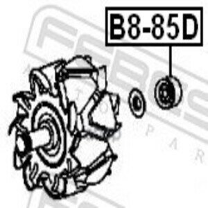 Подшипник шариковый Febest арт. b8-85d