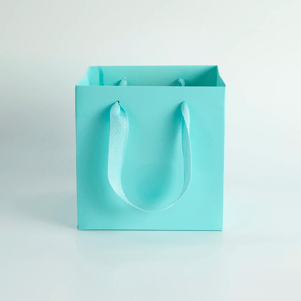 24 шт, крафтовые сумки-тоуты Weikende no logo, 15x15x15cm