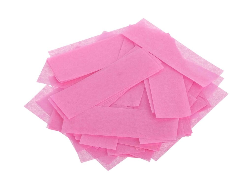FTPCP Конфетти из специализированной бумаги (тишью) 17х55мм, розовый, упаковка 1 кг, LFocus