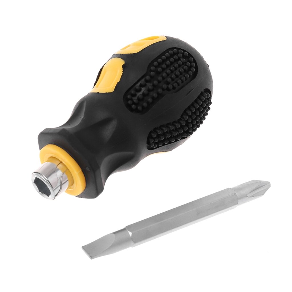 Мини-Отвертка Многофункциональная Отвертка С Прорезями Плоский Инструмент Для Ремонта DIY Магнитная Короткая Маленькая Отвертка Инструмент