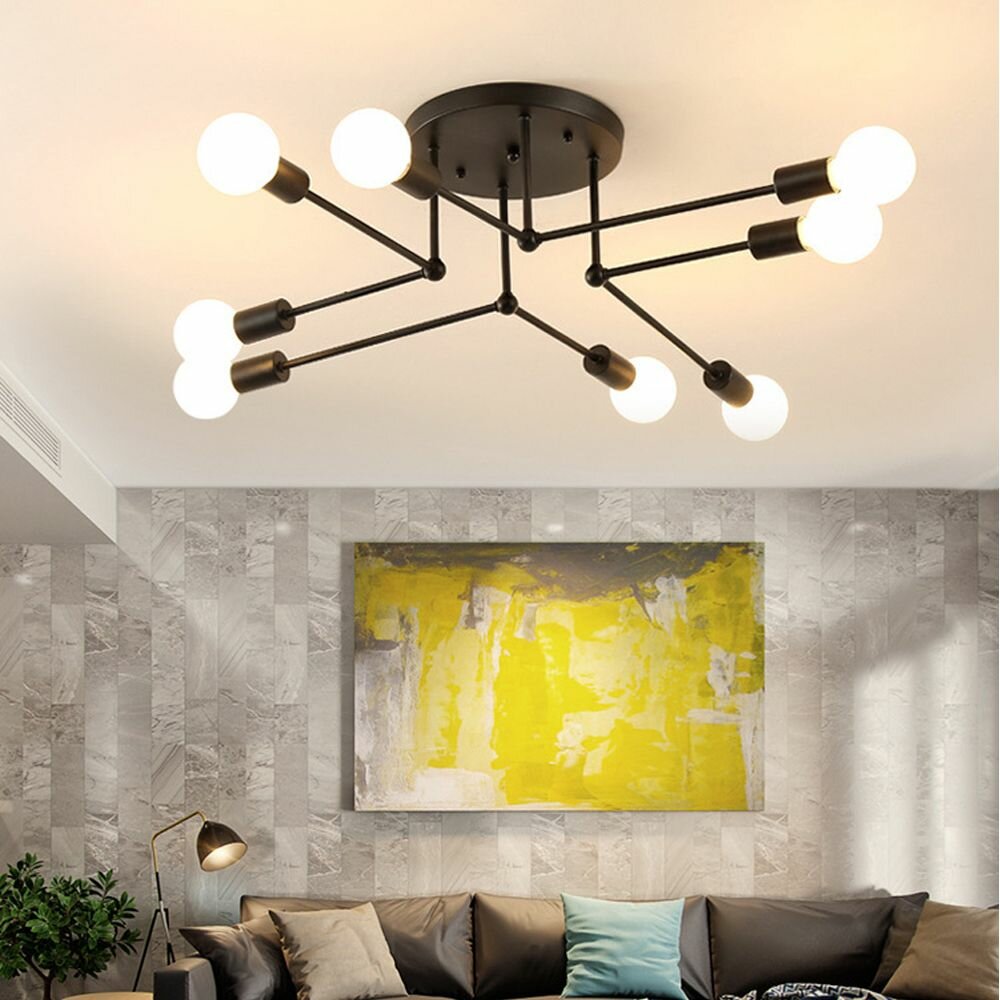 Скандинавский современный простой стиль, гостиная, ресторан спальня потолочные огни