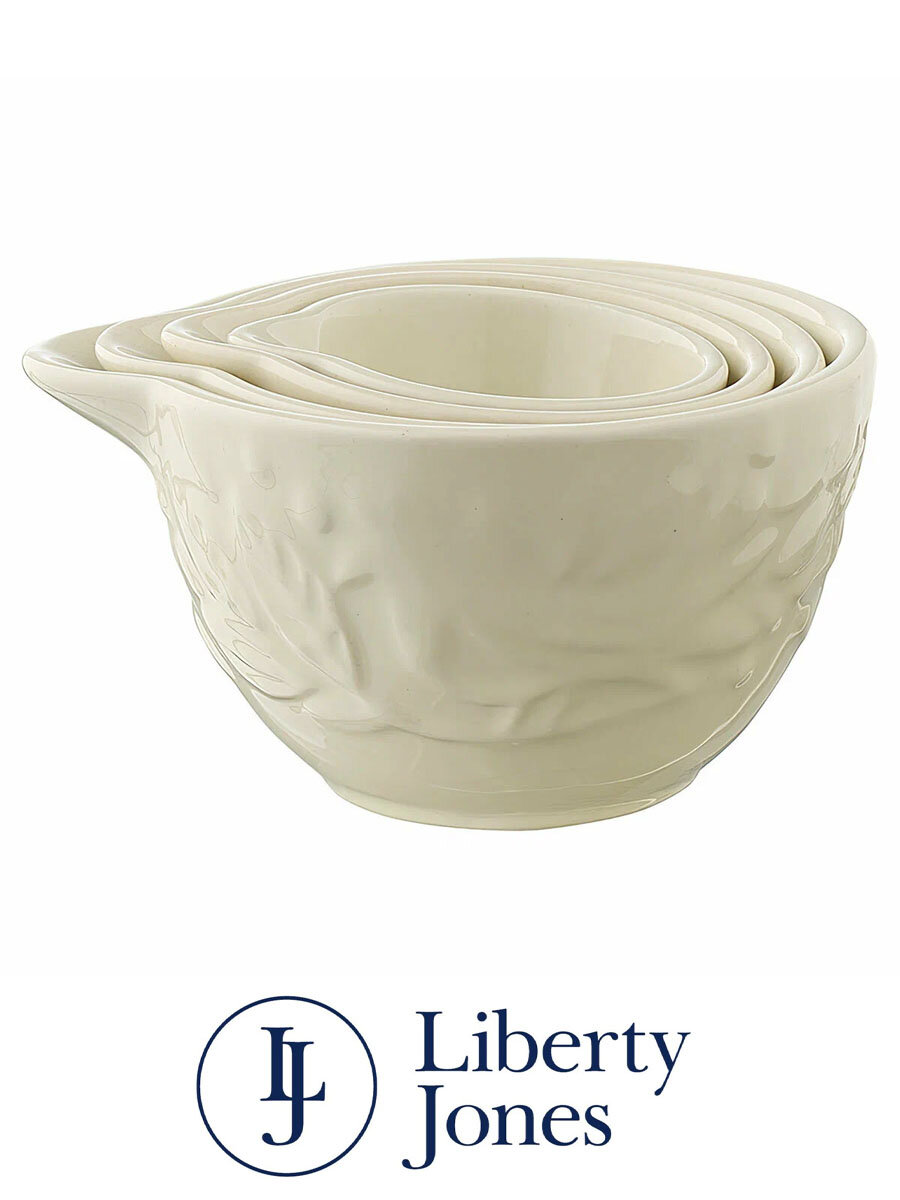 Набор мерных емкостей Liberty Jones Birds of Paradise, 4 шт, керамика