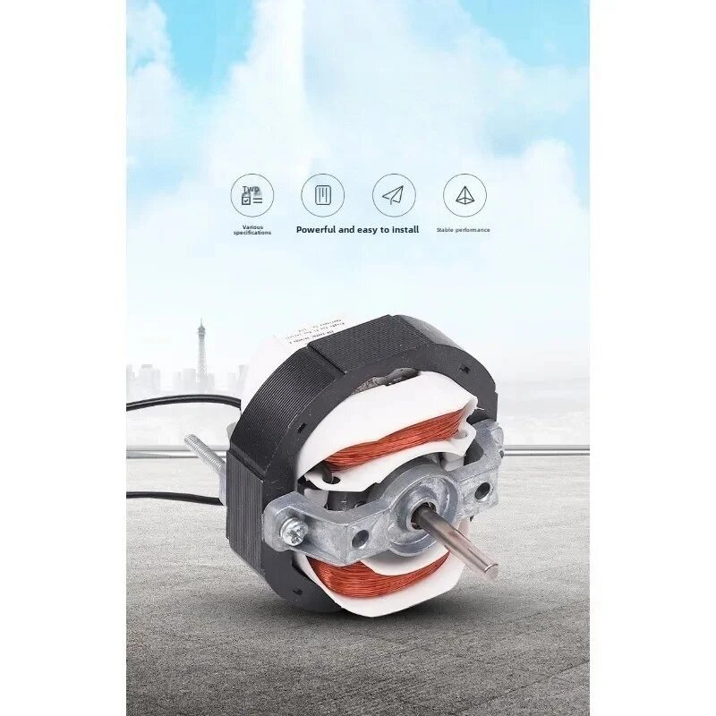 Длинный вал переменного тока прочный, подходит для фитингов обогревателя и воздухоочистителя YJ5812, двигатель переменного тока, 2800 об/мин, 220 В.