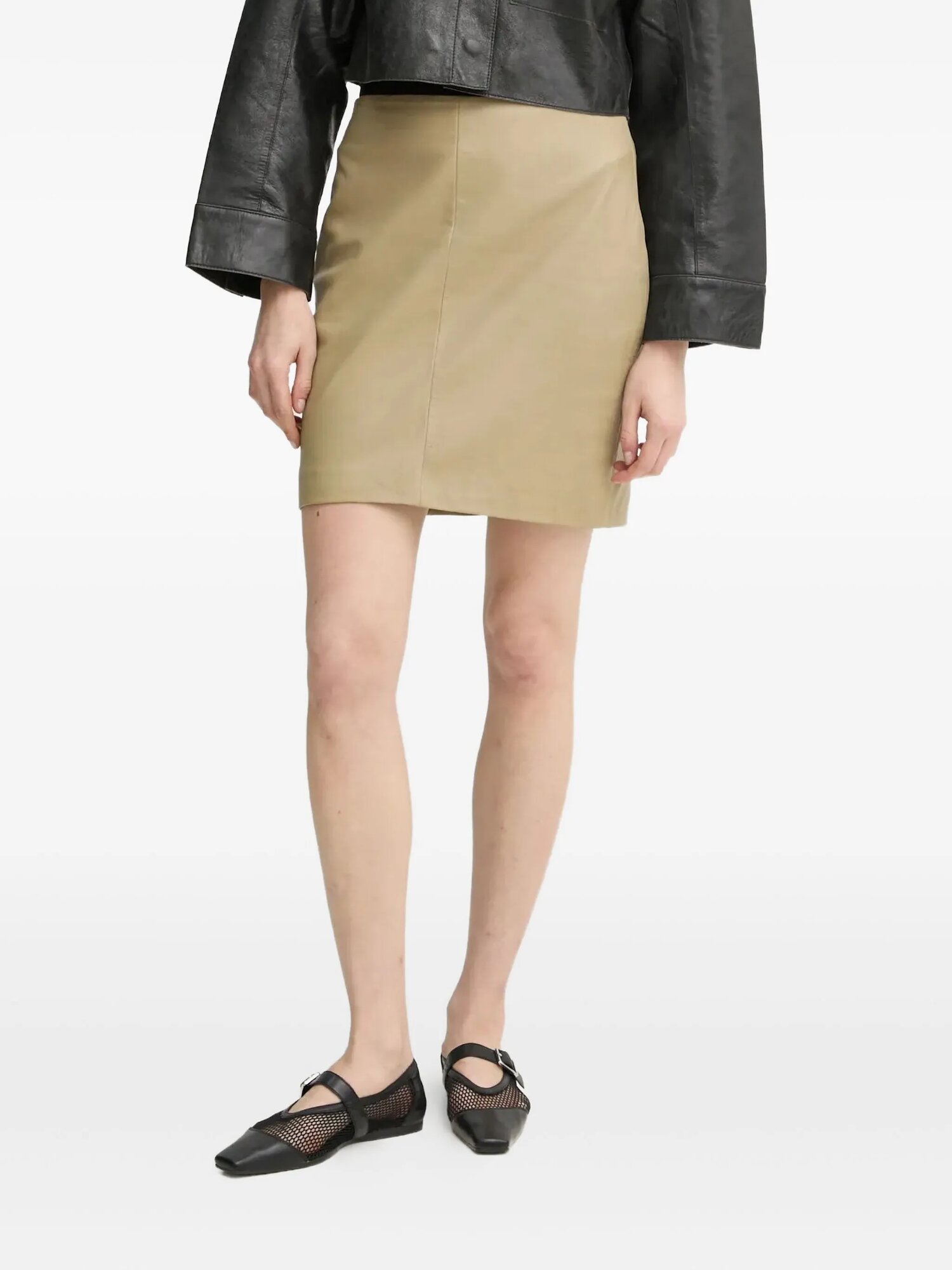 Юбка Zipped mini skirt