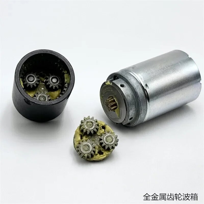 Мини 370 Планетарный мотор-редуктор 6-24В 225 об/мин