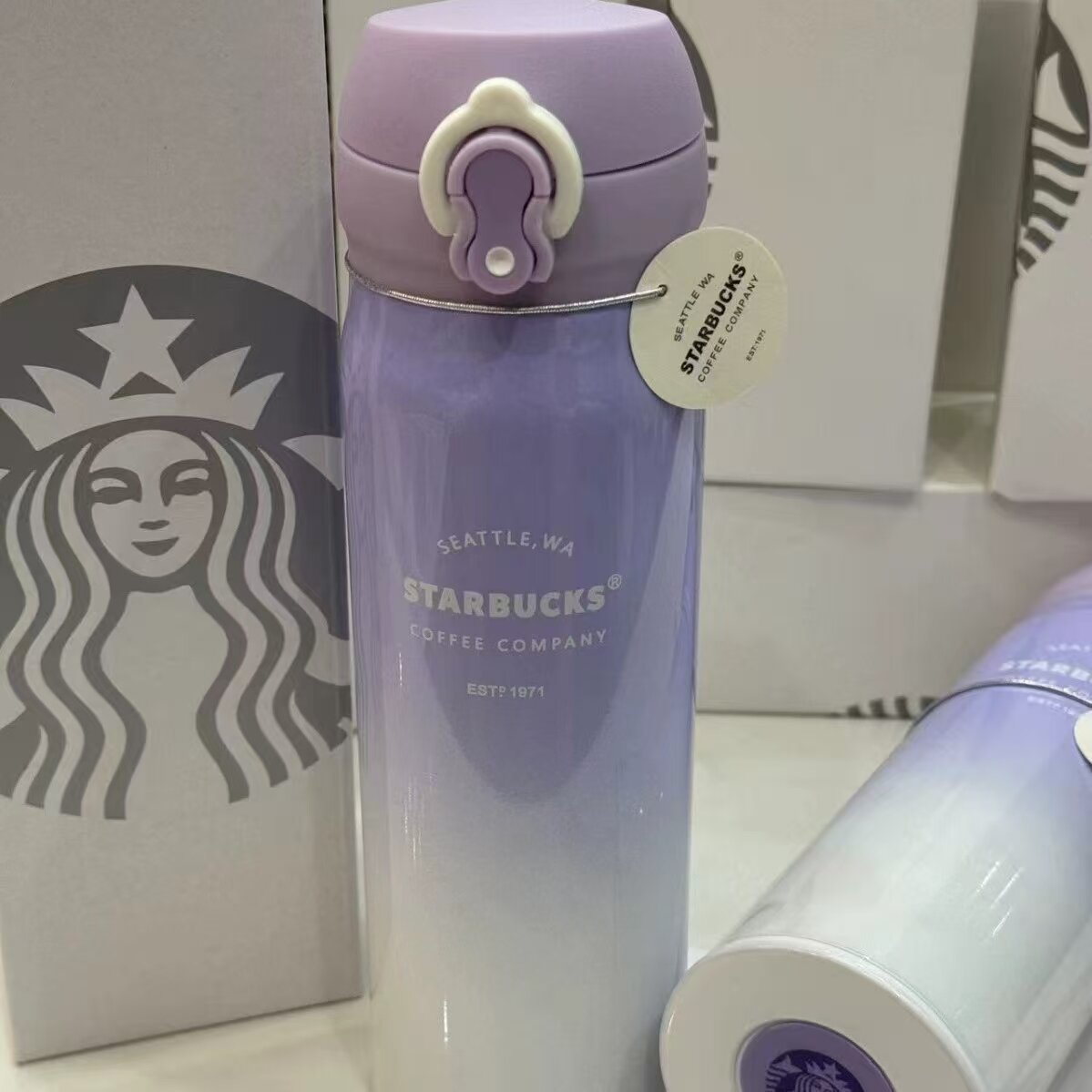 Starbucks Термокружка розовая богиня, 350-500 мл