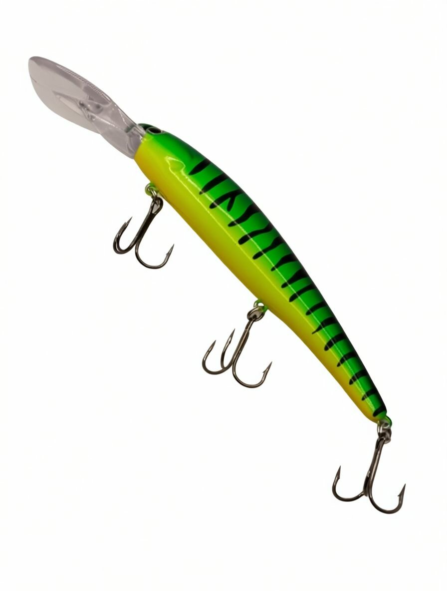 Воблер BANDIT WALLEYE DEEP 120 мм 19 г глубоководный минноу, для щуки, судака, окуня