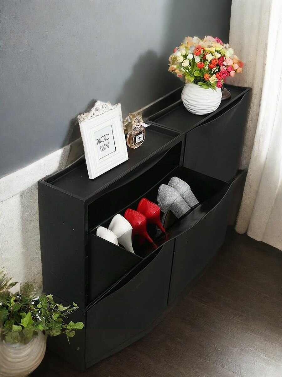 Обувница, ABS пластик, Пластик, 51х16х39 см