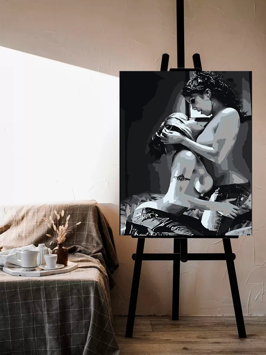 Картина по номерам Эротика Соблазн Влечение Страсть Любовь