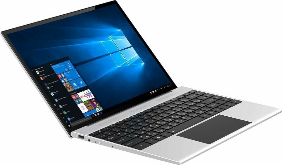 13,5" Ноутбук Irbis NB NB655 (NB655) серебристый - 3000x2000, IPS, Intel Pentium J3710, ядра: 4 x 1,6 ГГц, 4 ГБ, eMMC 128 ГБ, Intel HD Graphics, Windows 10 Pro