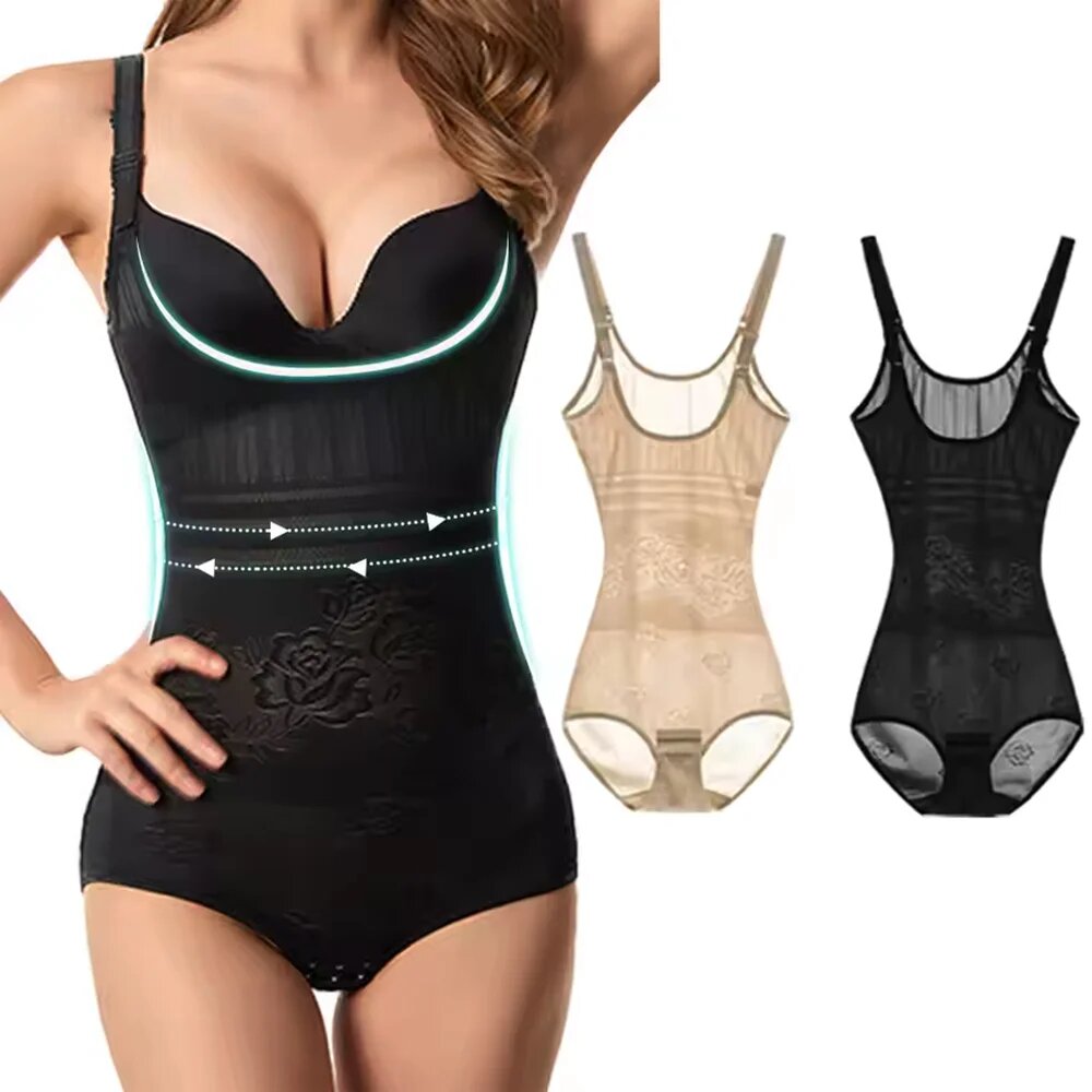 Женское утягивающее боди-костюм с утягивающим эффектом, корректирующее нижнее белье, корректирующее фигуру