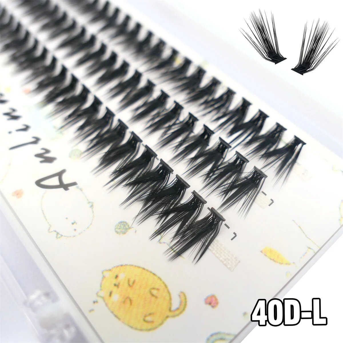 Nакладные ресницы Anlinnet 40D-L, 11 мм