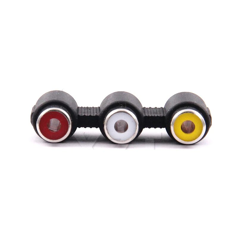 Многофункциональный разъем аудио-видео 3 RCA AV-переходник Mini 3RCA «мама-мама» адаптер-удлинитель преобразователь