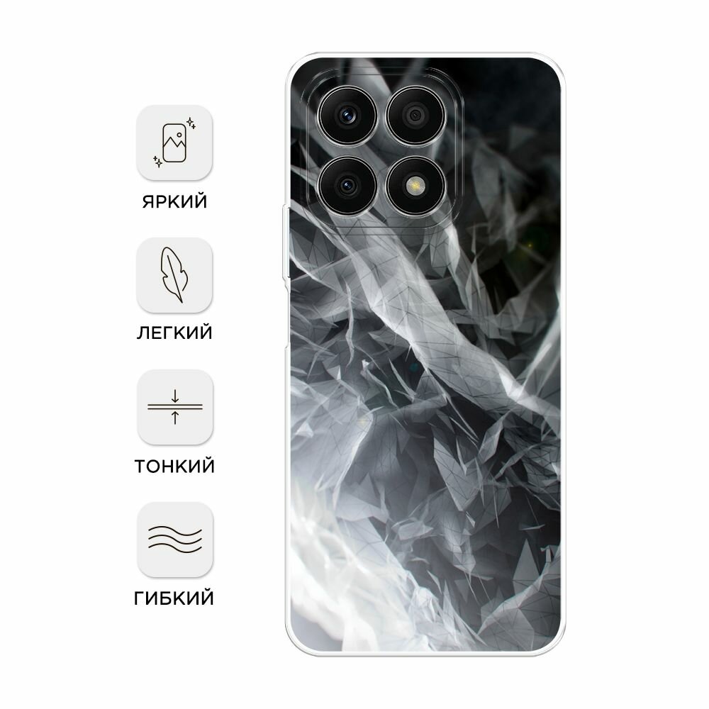 Силиконовый чехол на Honor X8A / Хонор X8A с принтом "Абстракция 9" — фото 1