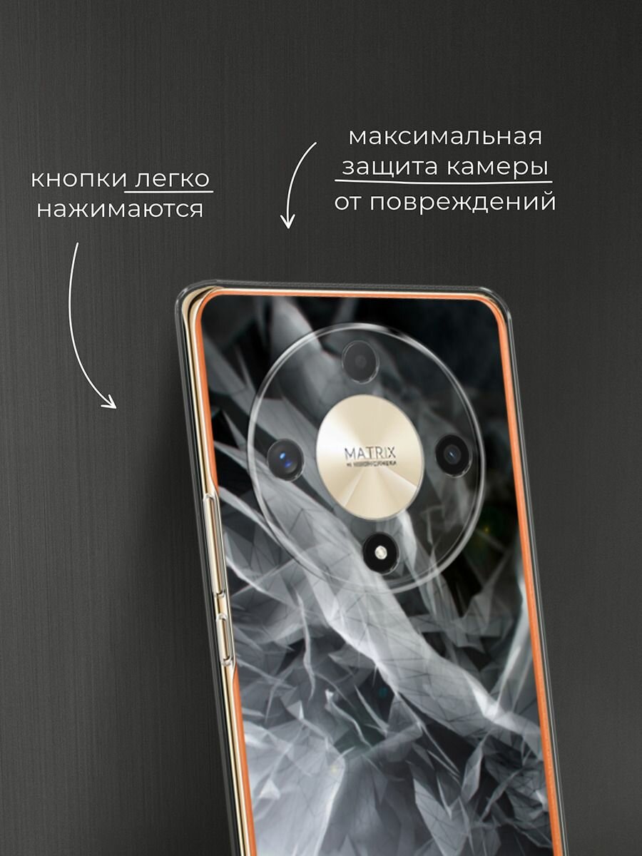 Силиконовый чехол на Honor X9b / Хонор X9B с принтом "Абстракция 9" — фото 1