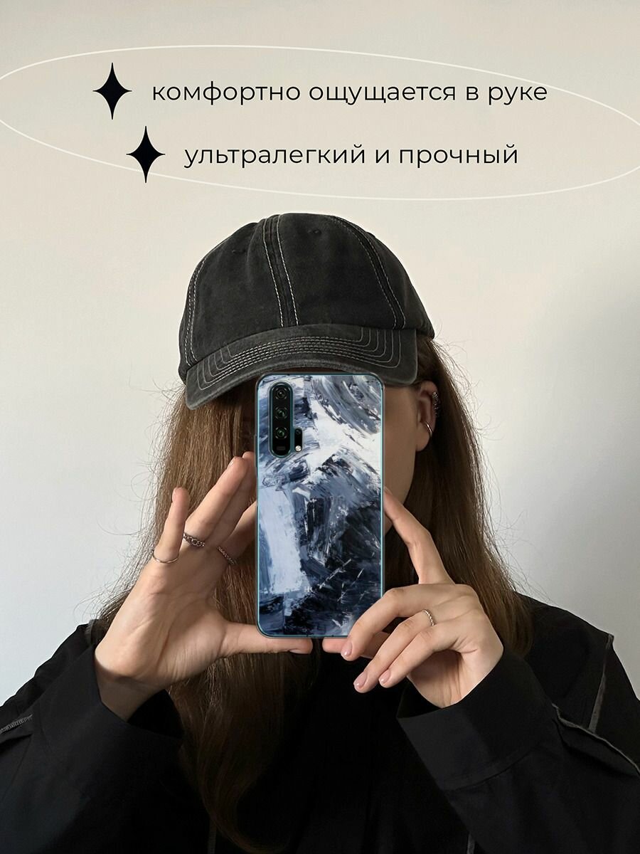 Чехол на Honor 20 Pro / Хонор 20 Про с принтом "Абстракция живопись" — фото 1