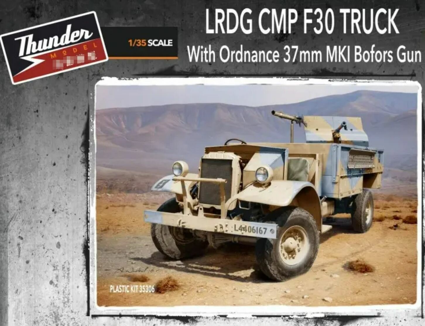Thunder TM35306 1/35 LRDG F30 Gun Truck CMP в LRDG сборная модель Оружейный грузовик