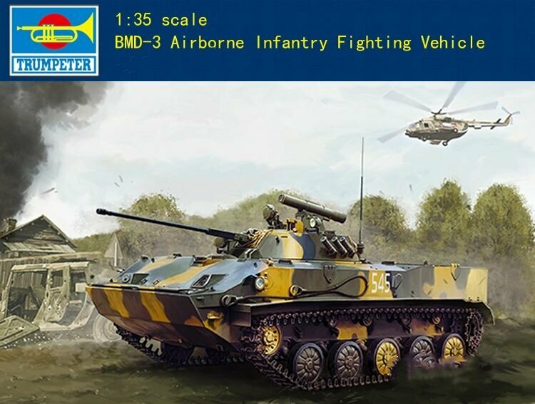 Trumpeter 1/35 09556 БМД-3 Модель сборки воздушно-десантной пехотной машины Танки