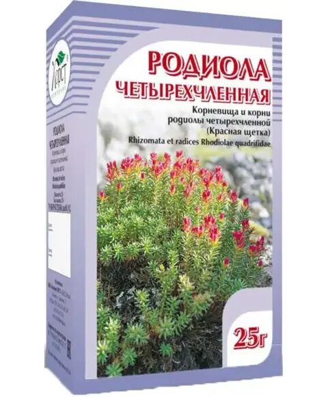 Травяной сбор Хорст родиола четырехчленная, красная щетка, корни, 25 г