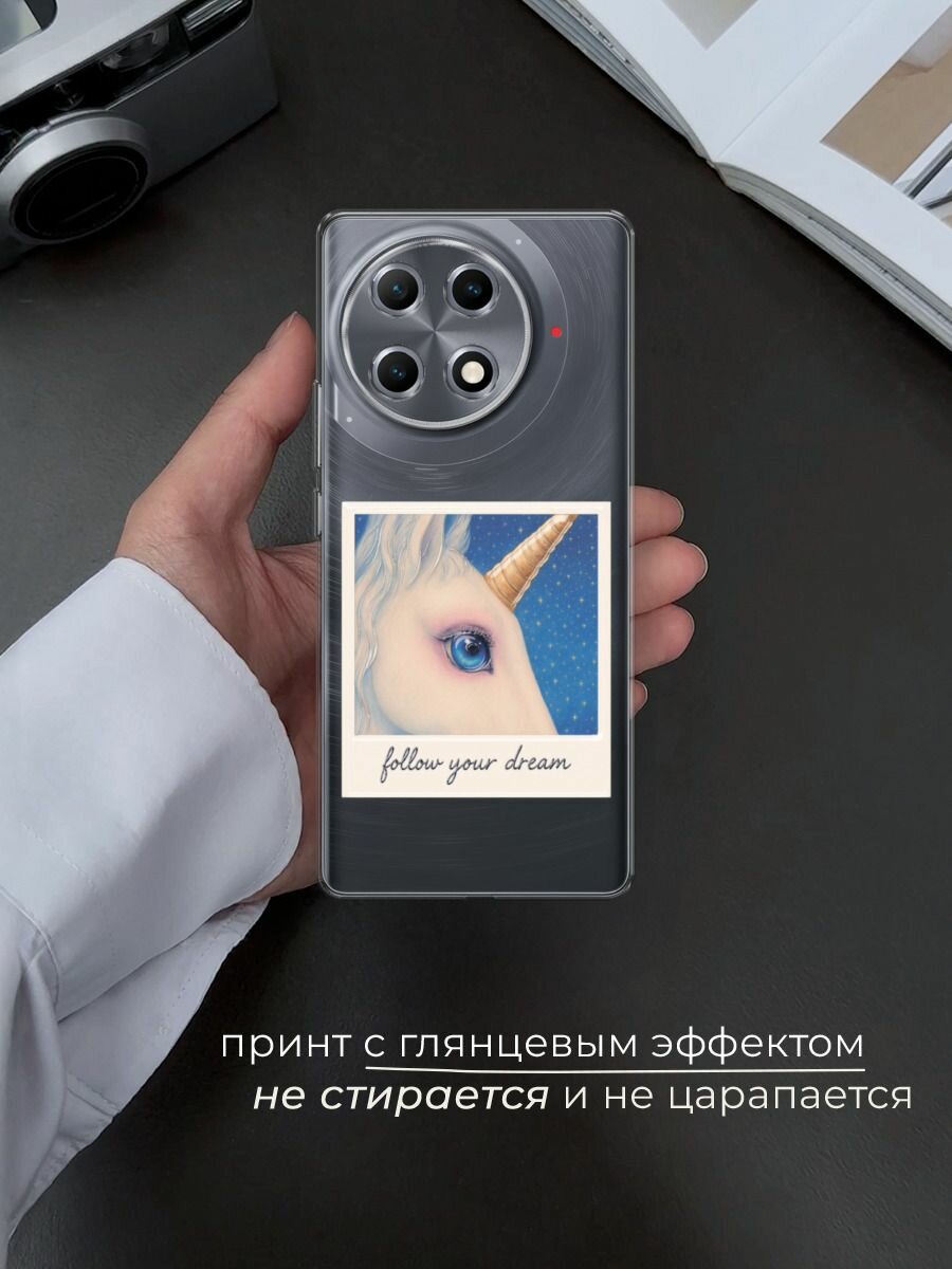 Чехол на Tecno Camon 30S / Текно Камон 30S с принтом "Глаз единорога" — фото 1