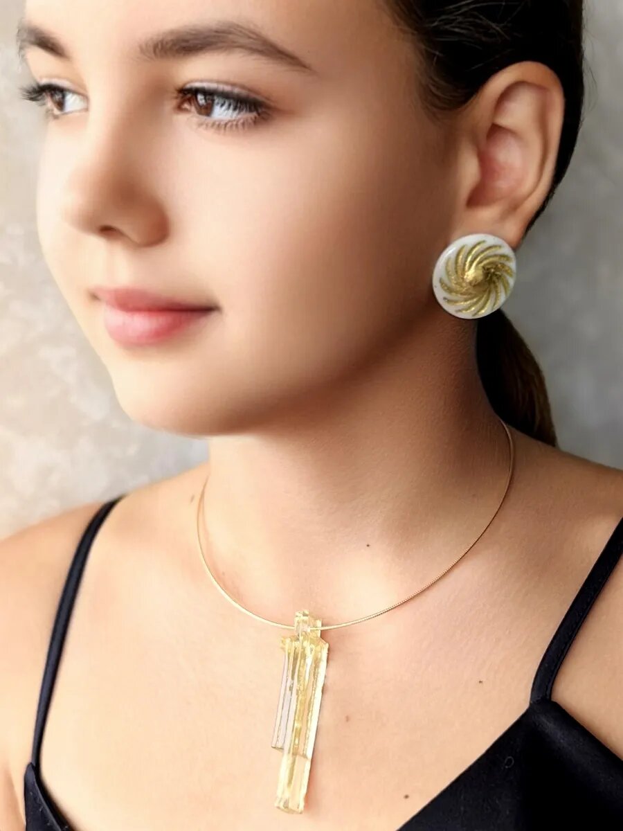 Колье, муранское стекло, стекло