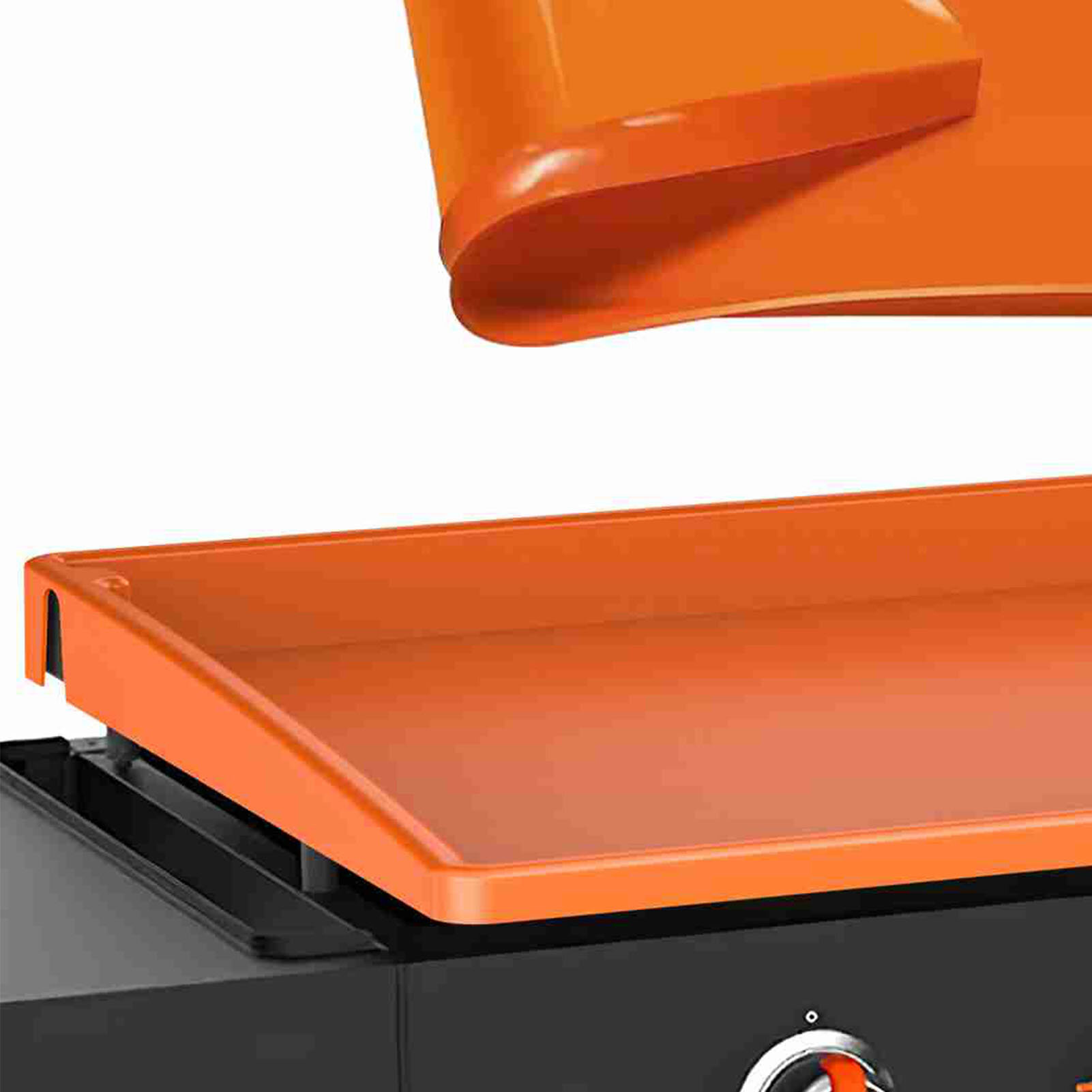 Силиконовый коврик для гриля, пищевой, жаропрочный, защитный чехол, аксессуар для гриля 22 дюйма, оранжевый