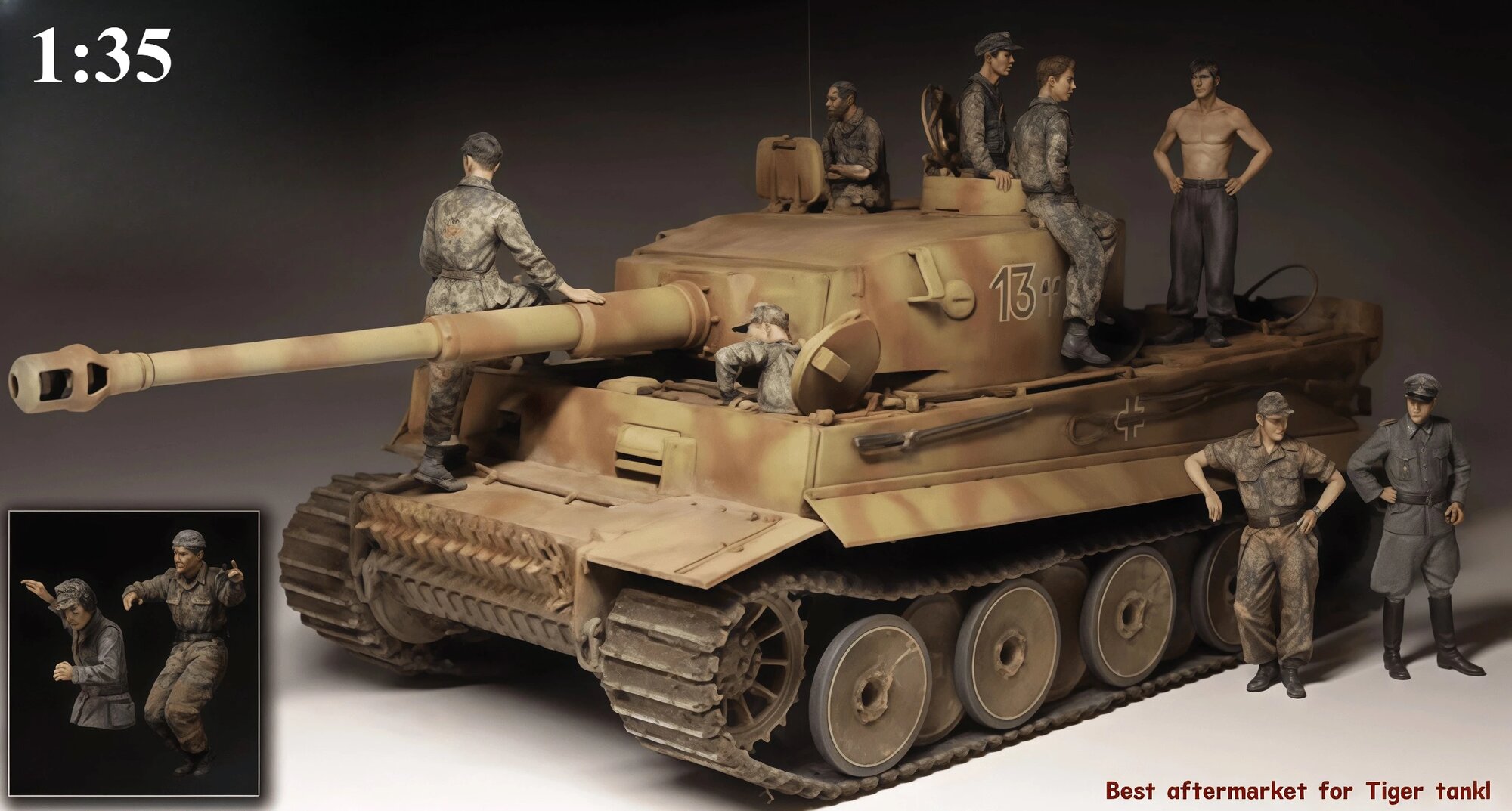 Модель танка Тигр 1:35 EVANOVM