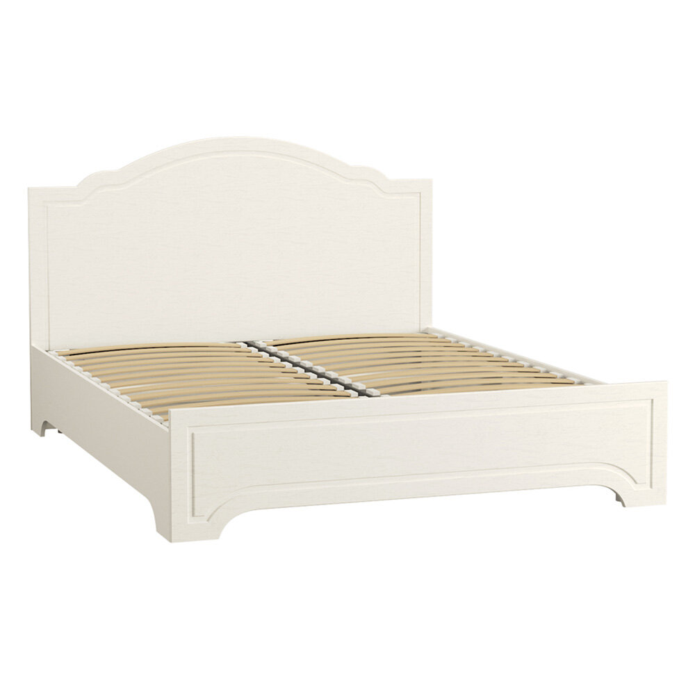 ARNIKA Кровать двуспальная "Ливерпуль", белая 204х174х103,8 см