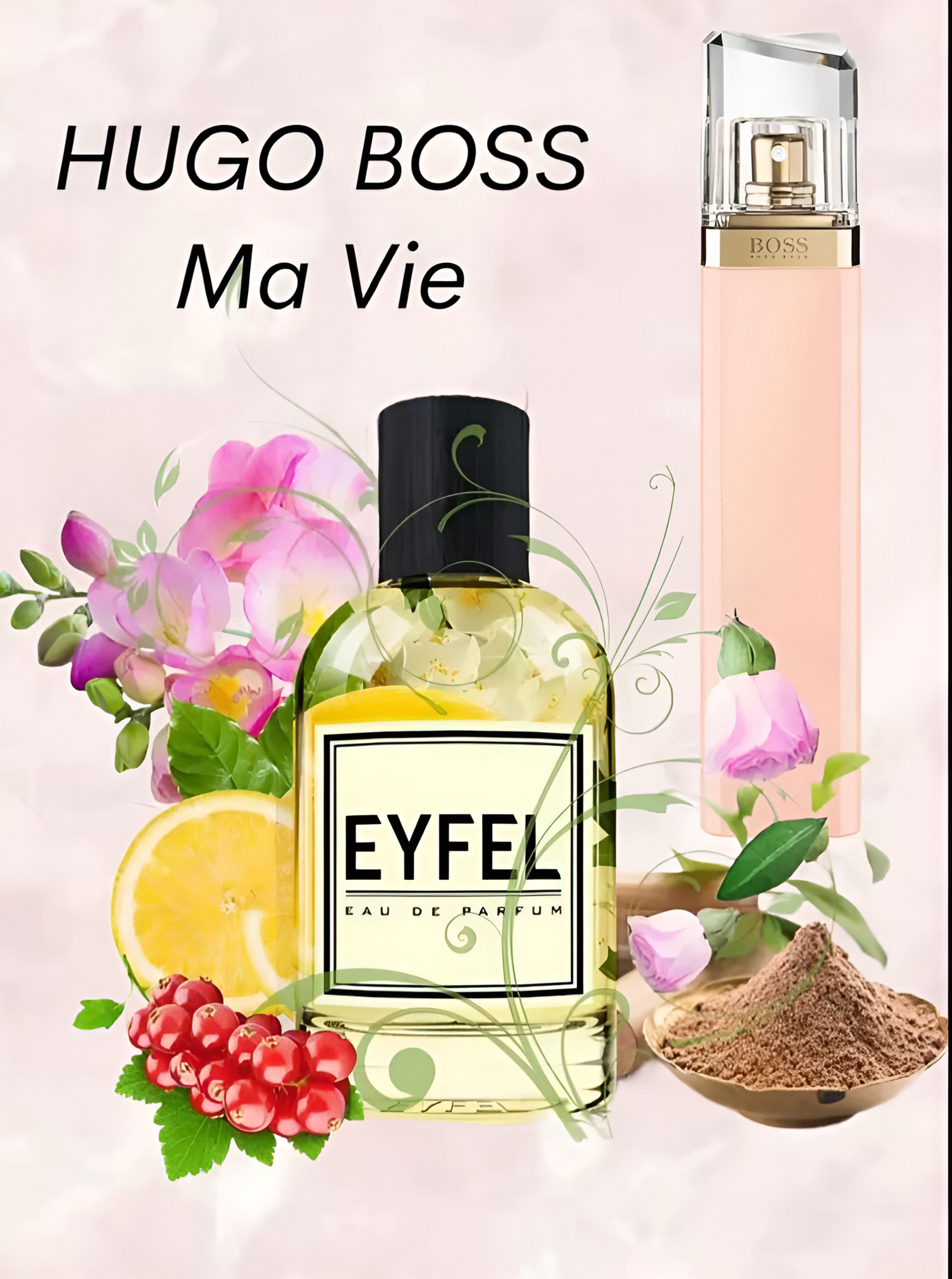 Духи женские EYFEL W167 Ma Vie , цветочные пудровые, парфюм 50 мл