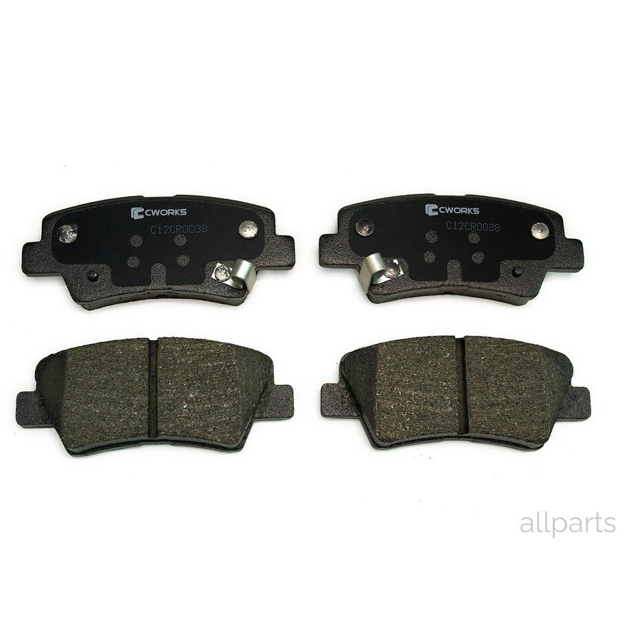 CWORKS C12CR0038 Тормозные колодки задниe (Замена для C12CR0193)