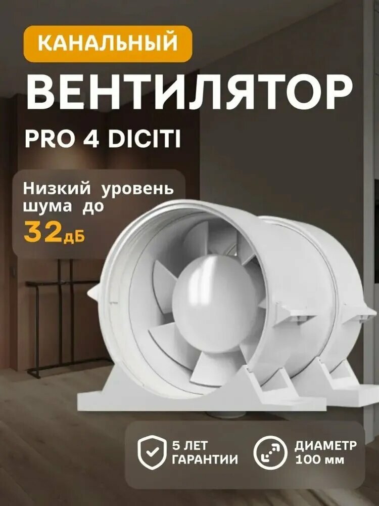 Вентилятор вытяжной бытовой