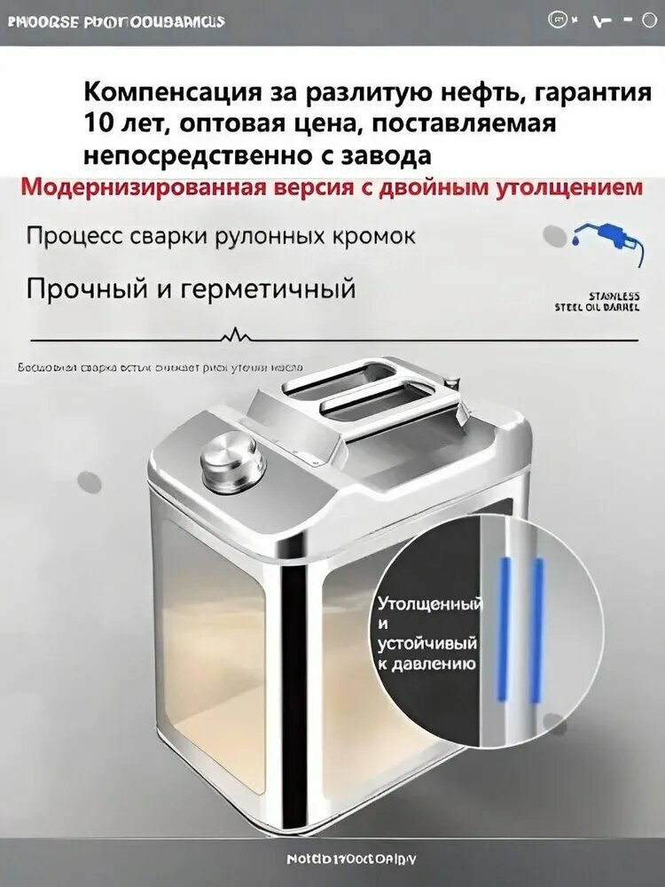 Канистра для ГСМ, 30 л